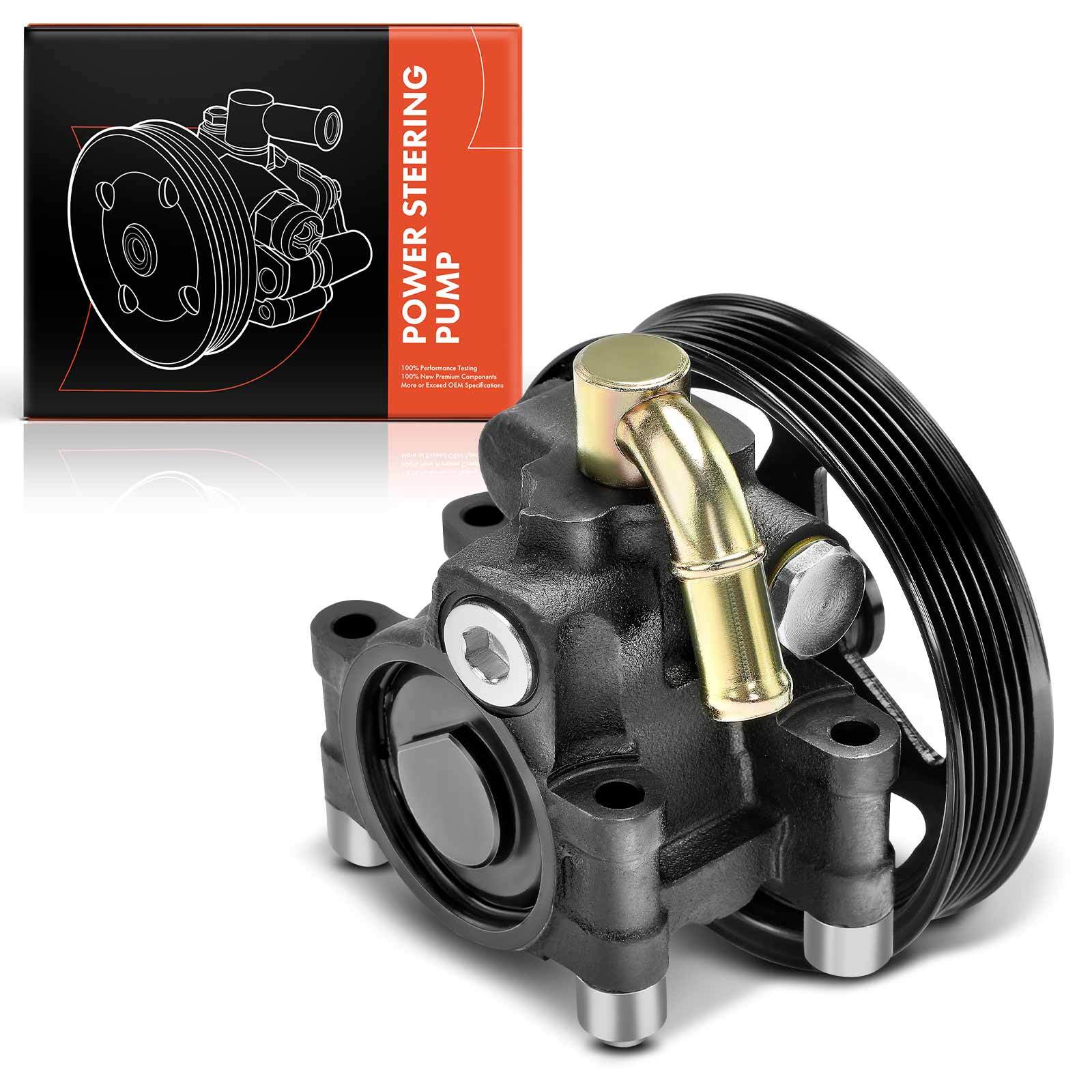 Power Steering Pump w/ Pulley for Ford F-150 2004-2008 Lincoln Mark LT ...