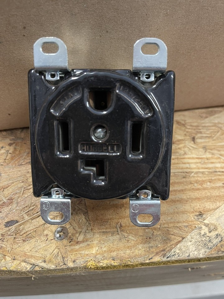 Hubbell 50 amp 3 phase plug | eBay