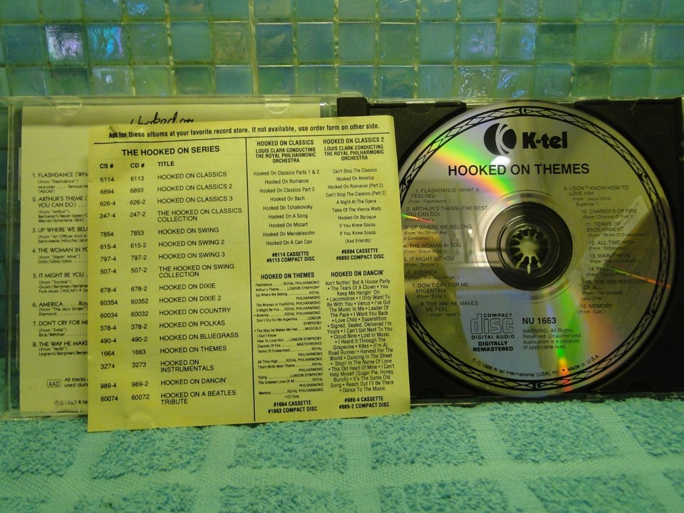 Hooked On Themes K-Tel CD -EXTRA CDs SHIP FREE | eBay