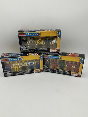 NEW Make It Blocks Mini Figurine Building Construction Blocks 15 Men ...
