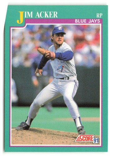 1991 Score Jim Acker #122 Toronto Blue Jays BASEBALL Card | eBay