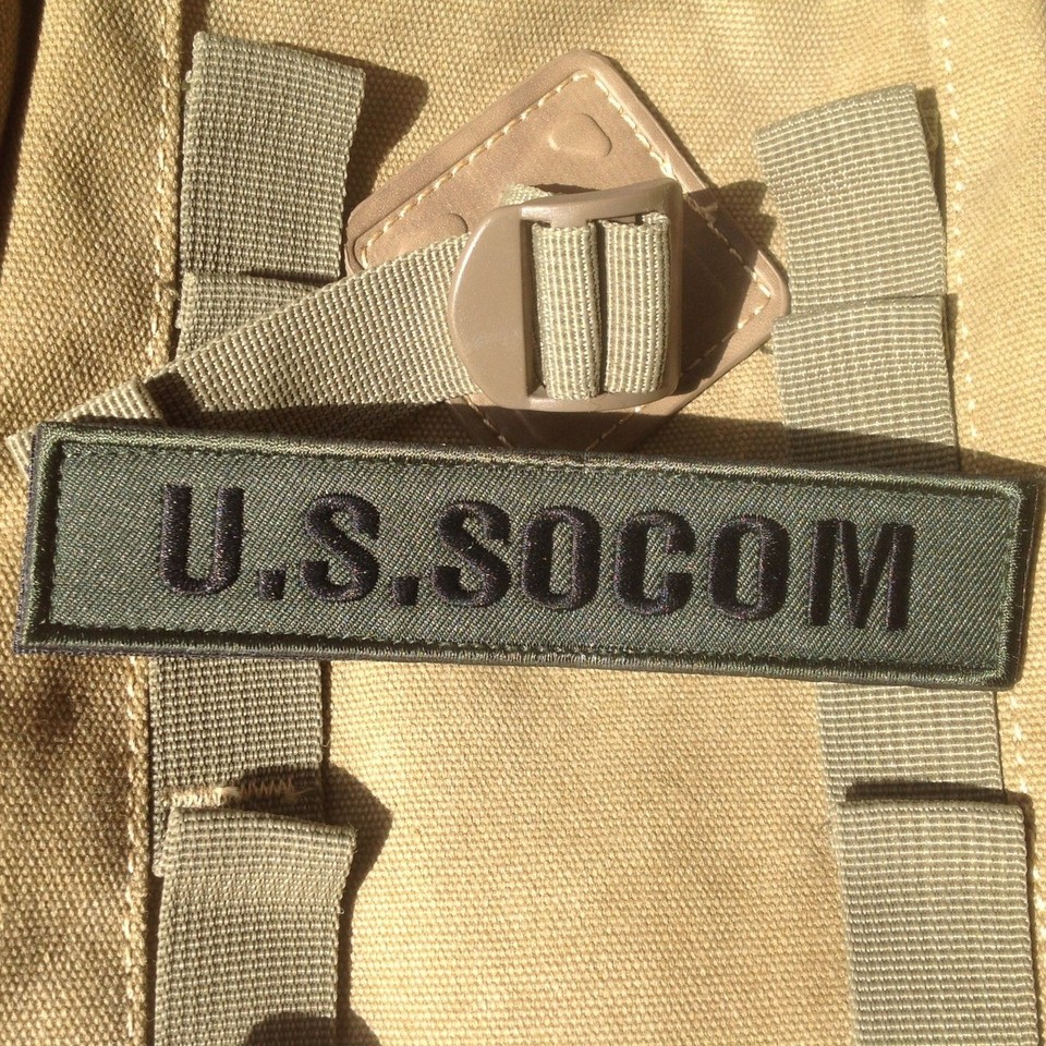 U.S.SOCOM EMBROIDERED PATCHES USA ARMY 3D TACTICAL BADGE HOOK PATCH *01 ...