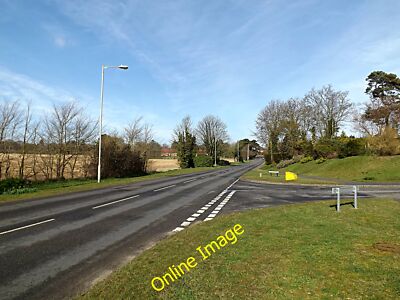 Photo 12x8 B1122 Aldeburgh Road, Aldringham Leiston Looking towards ...