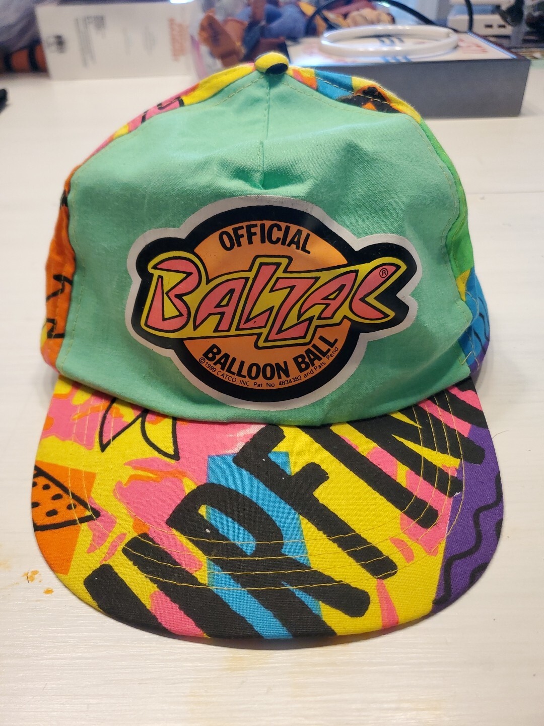 Vintage 1989 BALZAC Baseball Ball Balloon Ball Snapba… - Gem