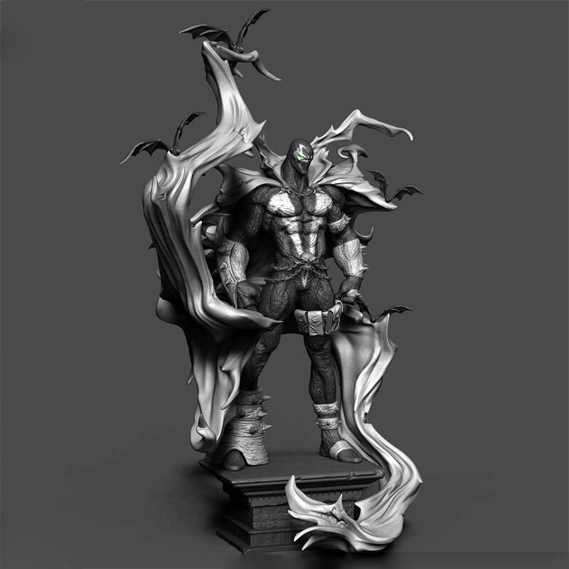 Spawn 1/8 1/6 1/4 3D print figure Model Kit Unpainted Unassembled ...