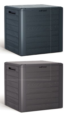 140L Garden Storage Box Large Container Chest Lockable Heavy Duty ...