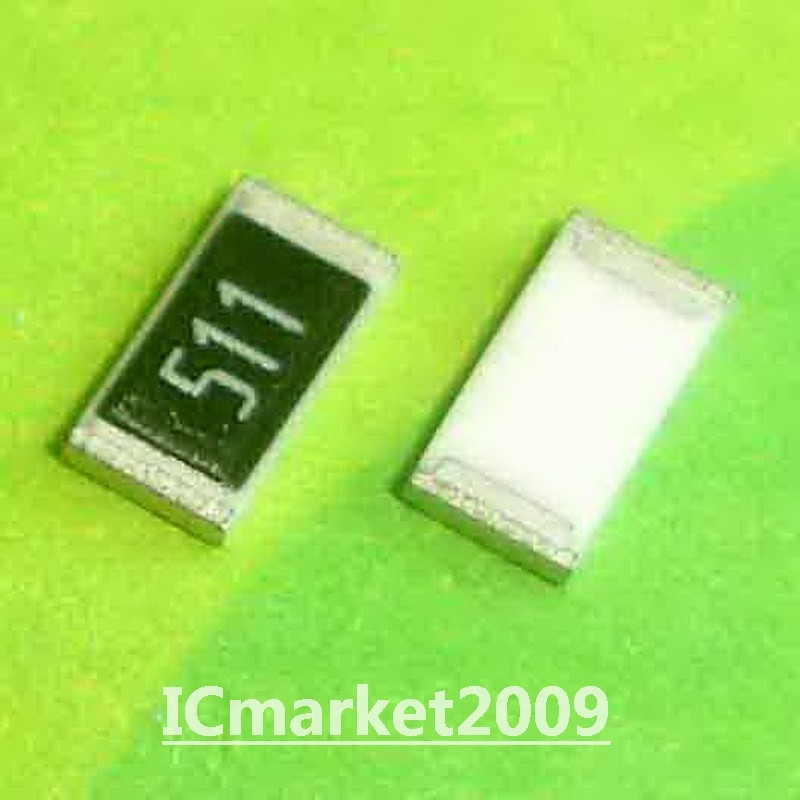 100 PCS 510R-2010 ±5% 510 ohm 2010 511 Chip Resistors Surface Mount SMT ...