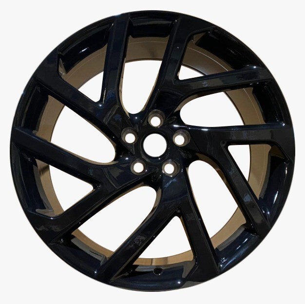 22" BLACK POLISHED ALLOY WHEELS FITS RANGE ROVER EVOQUE VELAR VOLVO+ ...
