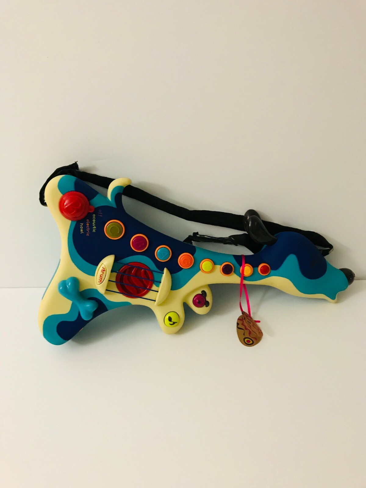 B Woofer Hound Dog Musical Guitar Instruments Toddler Kids Battat Strum ...