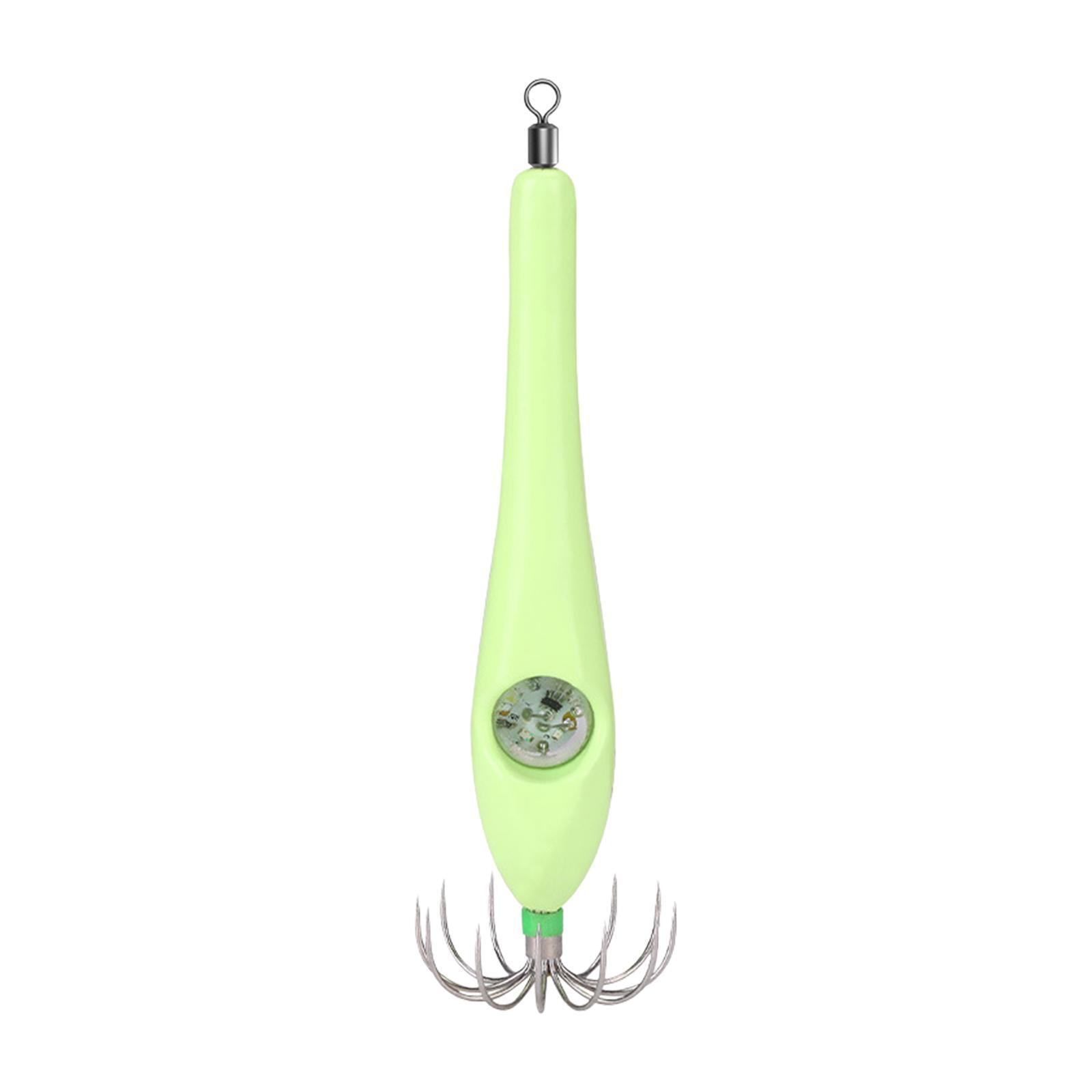 Luminous Squid Jig Hook Glow Squid Jigs Fluorescent Fishing Tool Squid ...