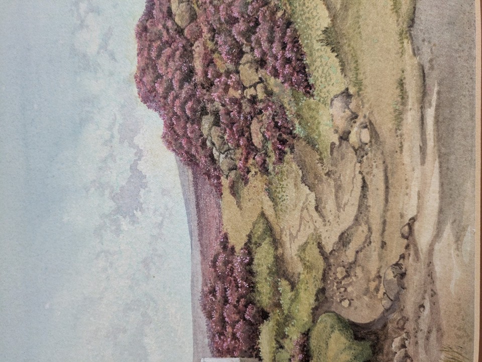 NORTH YORK MOORS FAT BETTY ORIGINAL WATERCOLOUR BY DEREK FIRTH ...