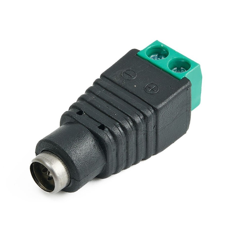 DC Power Socket Adapters with Screw Terminals for Various Applications ...
