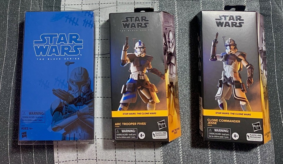 Star Wars black Series Rex Fives Jesse Echo Hunter Crosshair Umbra ...