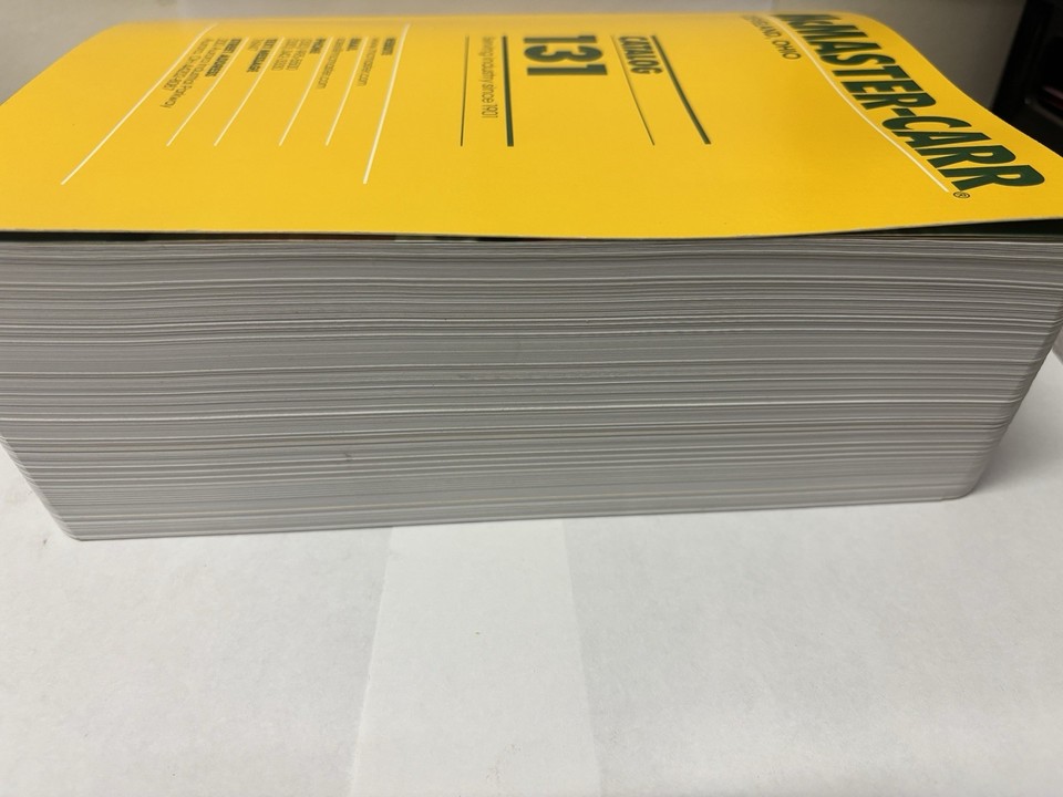 McMaster-Carr Catalog #131 Industrial Guide From Cleveland, Ohio | eBay