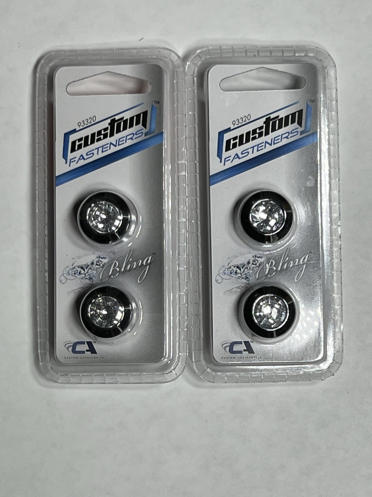 2-CUSTOM FASTENERS,License Plate Fasteners, Bling Faceted Diamond, Free ...