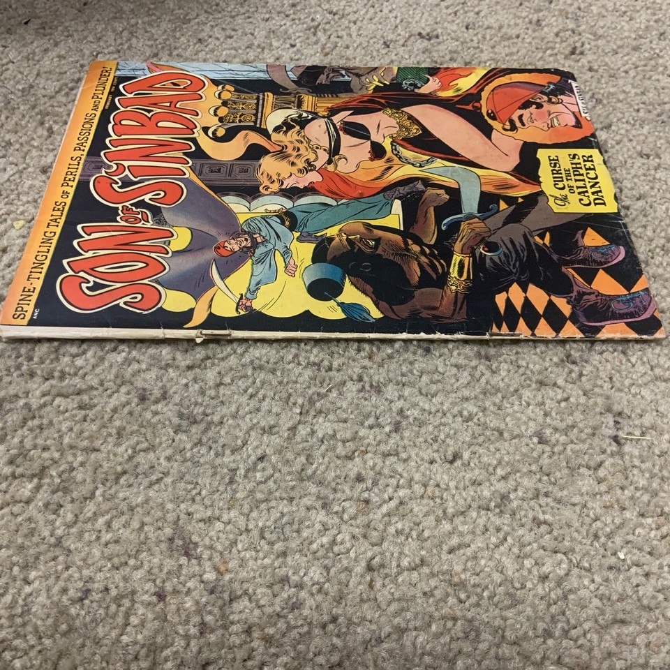 Son of Sinbad #1, 1950 Sexy GGA Kubert C/A - The Curse Of Caliph’s ...