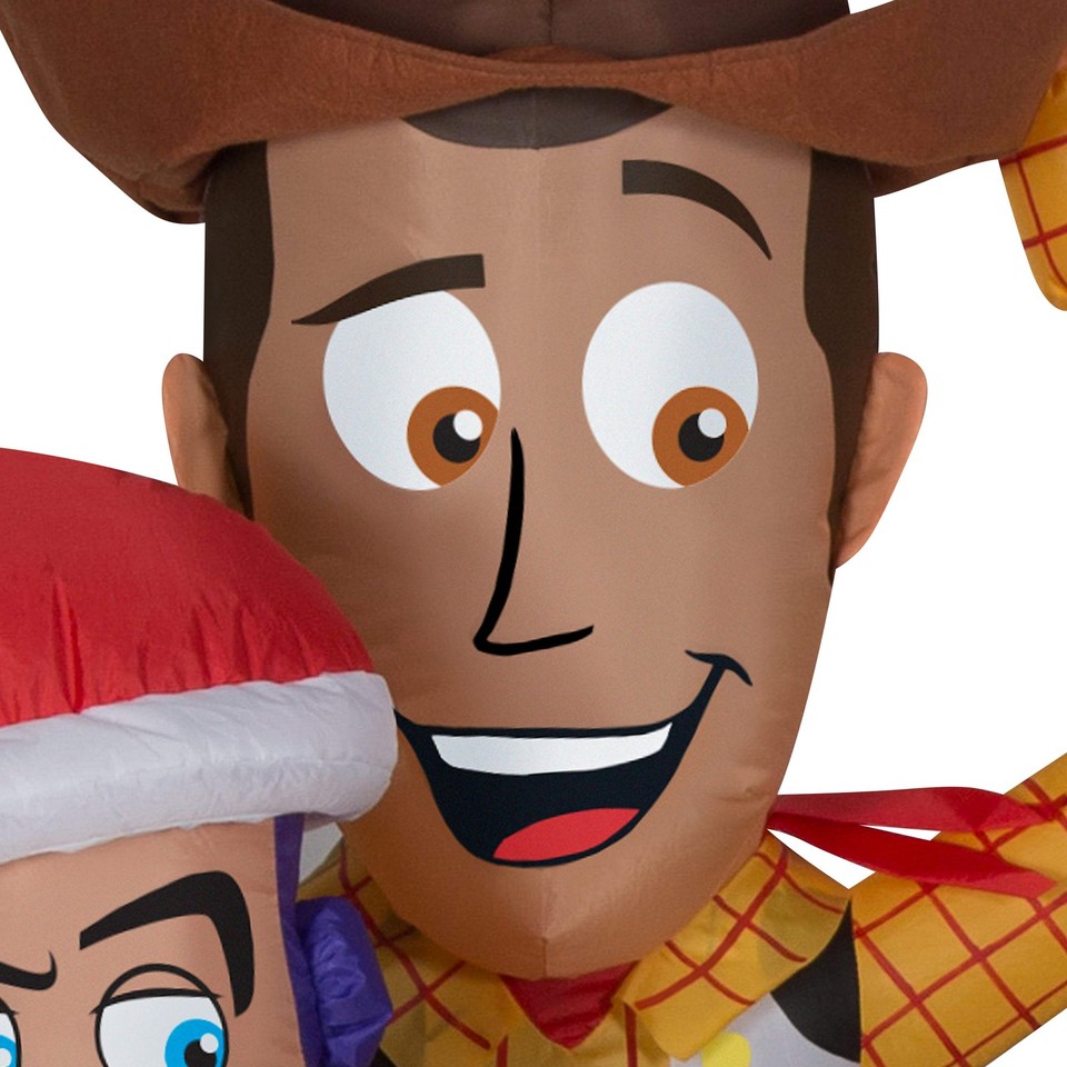 Gemmy Christmas Airblown Inflatable Toy Story w/Sleigh Scene Disney , 5 ...