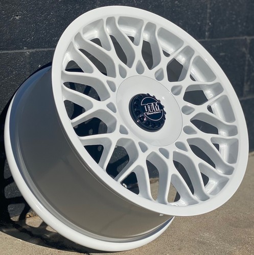 DTM-RW02 White Wheels Rims 17x8.5 4x114.3 +35 Honda acura Infinity ...
