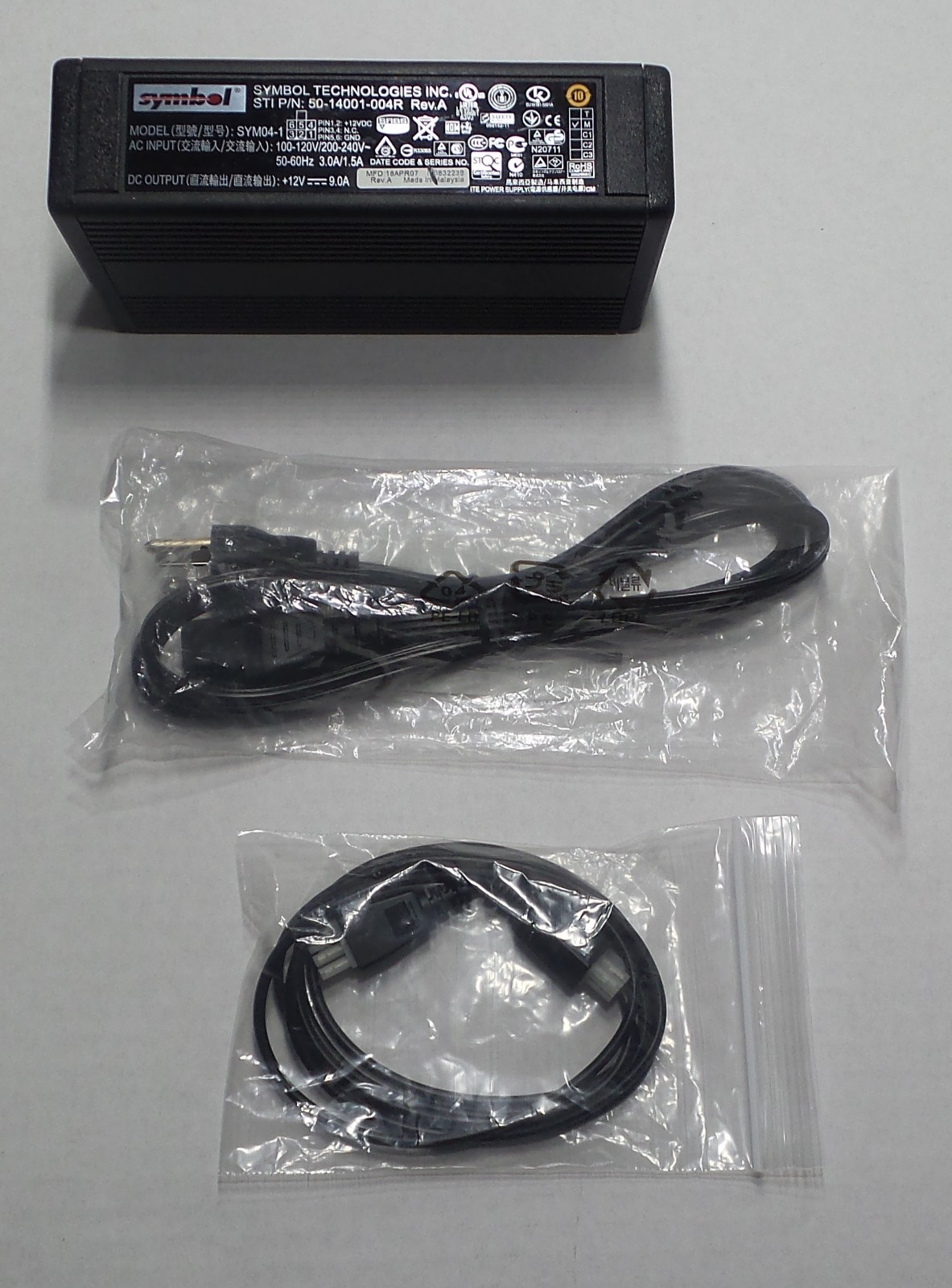 Symbol Motorola CHS9000-4001C 4-Slot Charger Cradle to MC9090 MC9190 ...