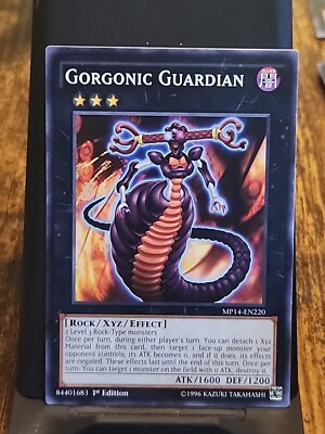 Gorgonic Guardian - 1st Edition - Yugioh Dark XYZ - Vintage | eBay