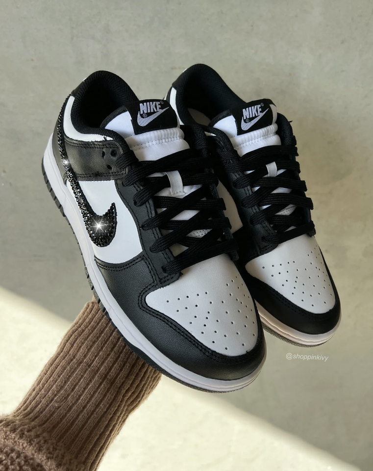 Bling Nike Panda Dunk Custom Sneaker Women's Custom Shoes | eBay