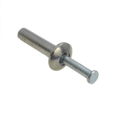 Qty 5000 Mushroom Knock In Anchor 6.5mm x 50mm Zinc Metal Pin Masonry ...
