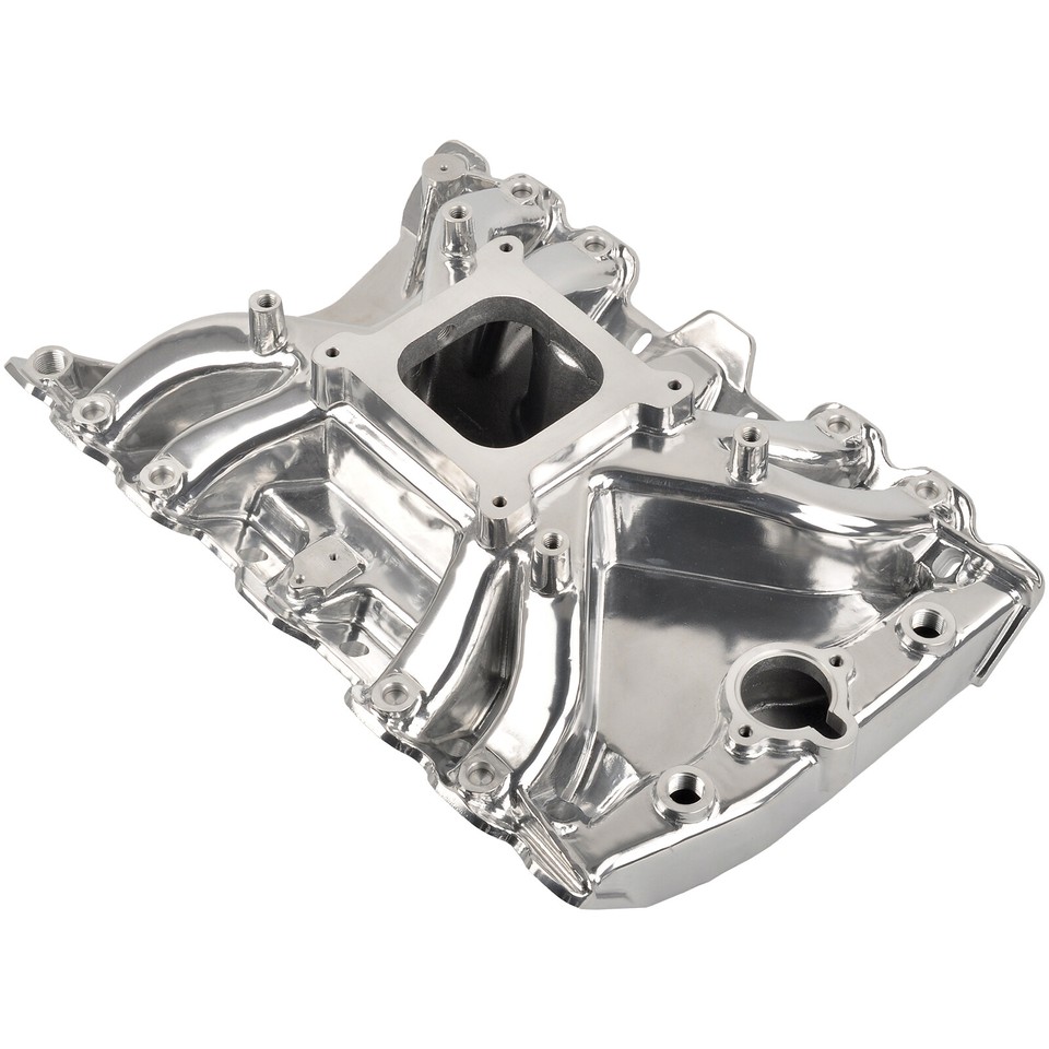 Polished Aluminum LowRise Intake Manifold For Oldsmobile 400 425 455 | eBay