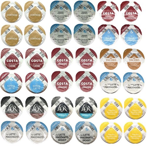 Tassimo Coffee Pods 50 T-Discs Choose From A Wide Range Of Flavours ...