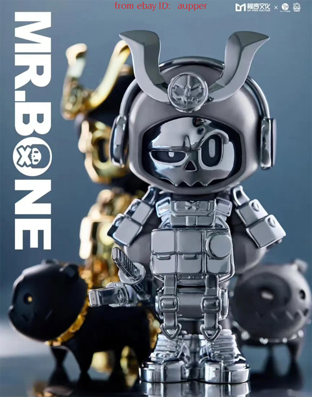 Perfect Mr.Bone Gold And Silver Warrior Set Action Figure In Stock New ...