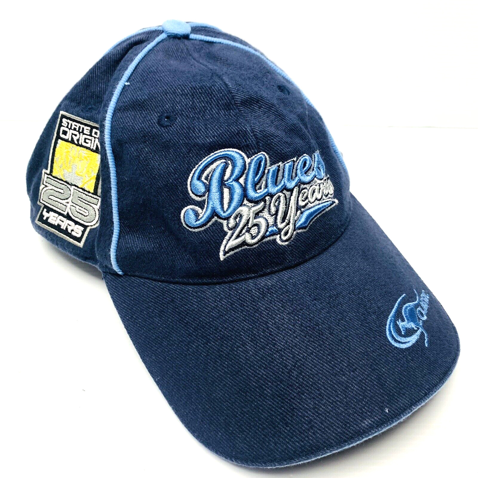 NSW Blues State Of Origin Hat Cap 2005 25 Years of F… - Gem