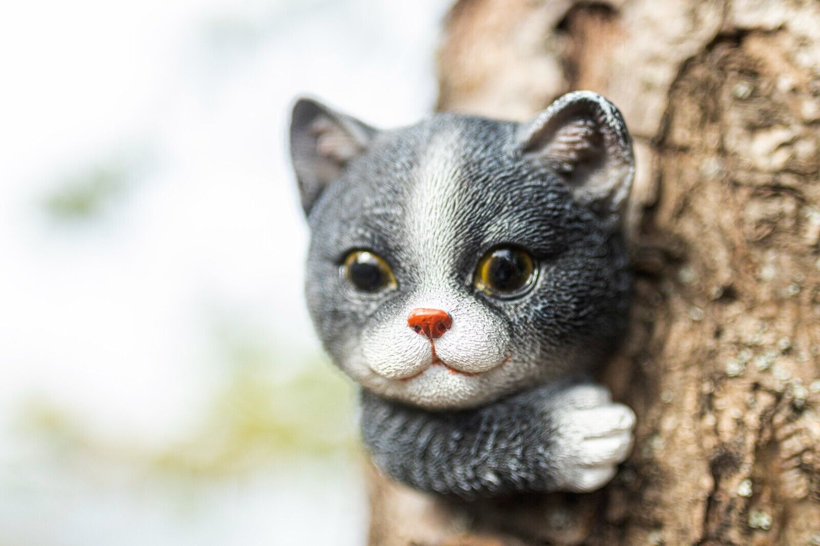 Garden Tree Peeker Ornaments Animal Branch Huggers Outdoor Decor ...