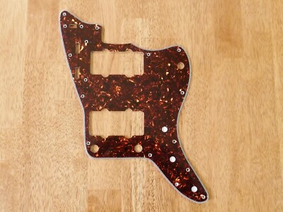 PICKGUARD BROWN TORTOISE SHELL 4 PLY FOR FENDER JAZZMASTER | eBay