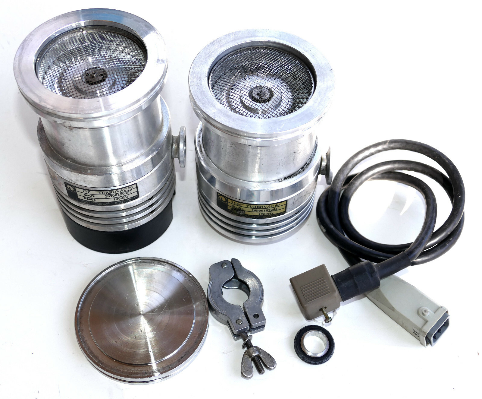 German Made Leybold Turbovac 50 TurboMolecular Vacuum Pumps 2 pcs sale ...