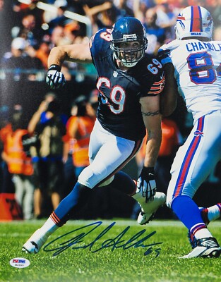 JARED ALLEN Signed Action 11x14 Photo - CHICAGO BEARS - PSA COA | eBay