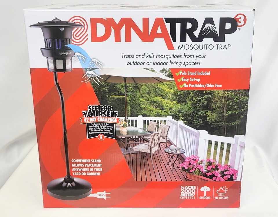 NEW, DYNATRAP Insect Trap with Pole and Water Collection Tray, DT1210 ...
