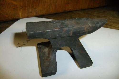 Very Old Vintage Mini Anvil 3 1/2"L-Jeweler Gunsmith Hobby Craft Small ...