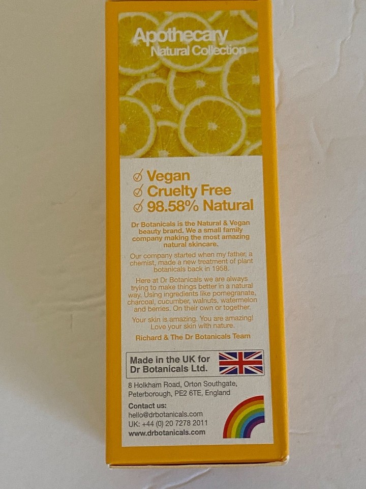 Dr Botanicals Lm Lemon Superfood All-In-One Rescue Butter 50ml 1.69 fl ...
