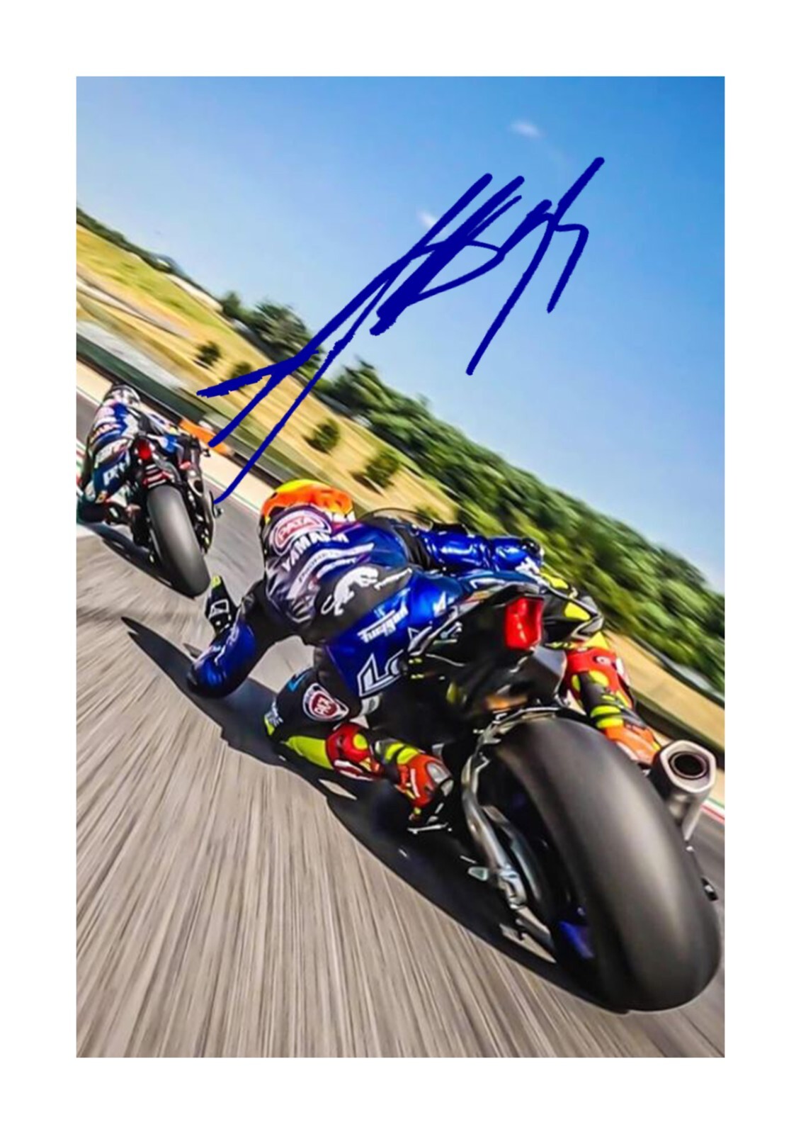 Andrea Locatelli A4 reproduction autograph picture poster with choice ...