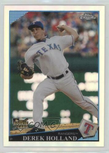 2009 Topps Update Chrome Refractors Derek Holland #CHR32 Rookie | eBay