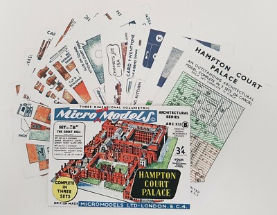 Micromodels HAMPTON COURT PALACE SET ARC XXI B Micro New Models card ...