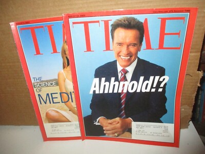 Lot: 2 Magazine Back Issues: Time August 4 & 18 2003, Vol. 162, No. 5 ...