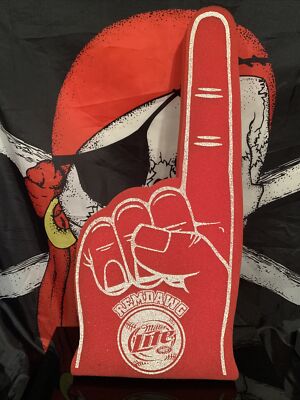 Vintage! REMDAWG Miller Lite FOAM FINGER - Jerry Remy Red Sox *FREE ...