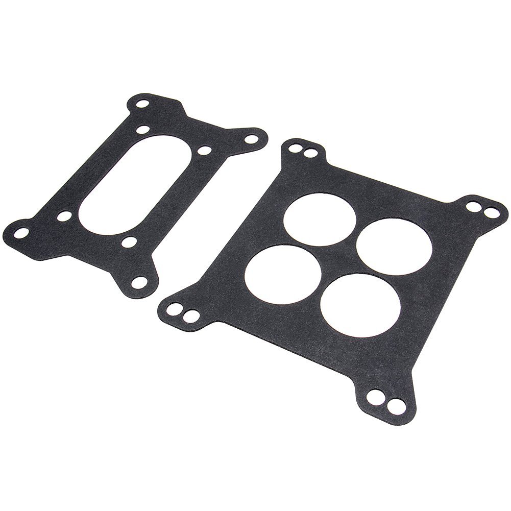 New Aluminum 2 Barrel to 4 Barrel Carburetor Intake Manifold Adapter ...