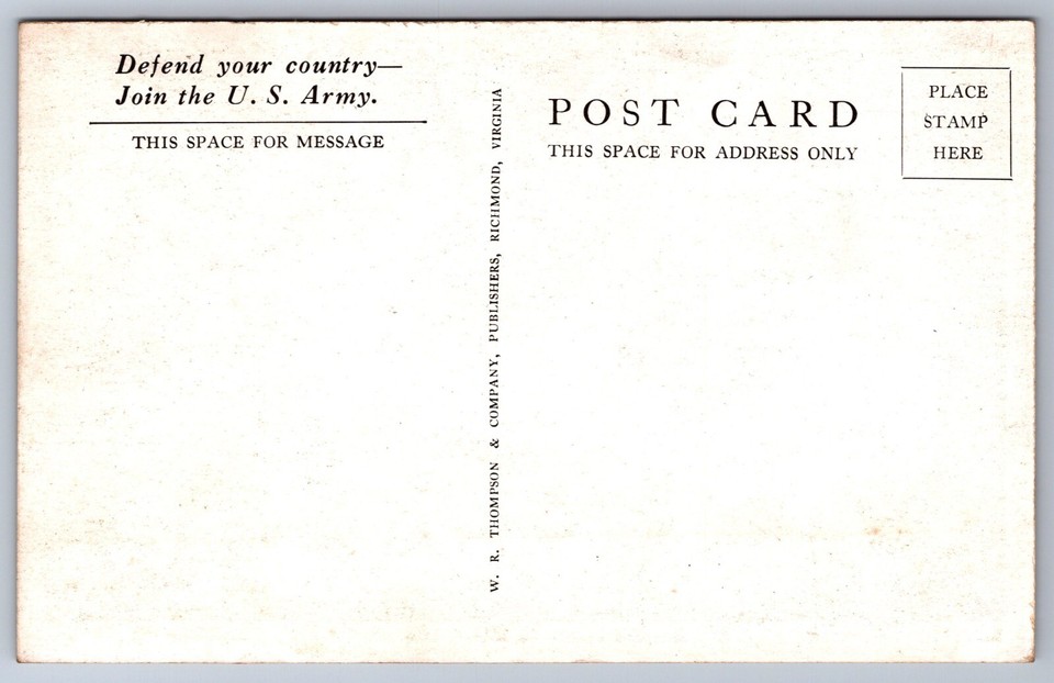 Postcard U.S. Military Reception Center On Way To Mess | eBay