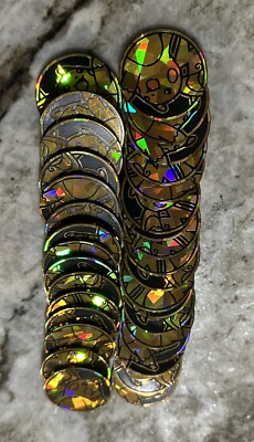 Raichu Gold Cracked Ice Foil Coin Official Pokemon TCG | eBay