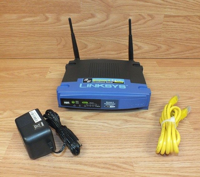 Linksys (WRT54G v6) 54Mbps 2.4 GHz 4-Port 10/100 Wireless G Broadband ...