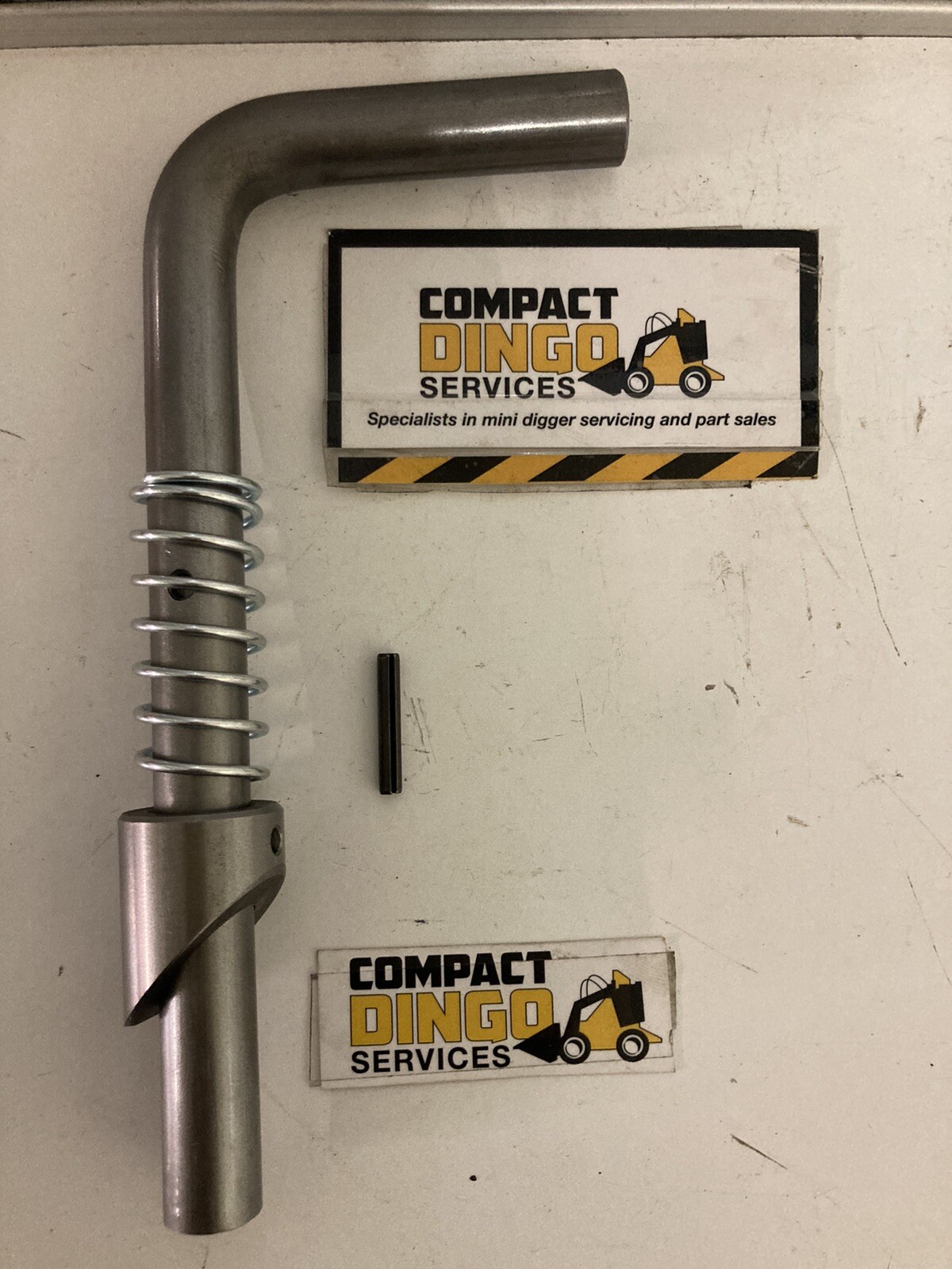 Dingo Locking Pin Bevel Block & Spring Kit Suit Dingo / Wacker Mount ...