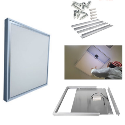 Surface Mount Kit for 600 x 600 LED Ceiling Panel Box Frame Sliver S247 ...