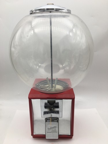 Red Northwestern Mega 60 Fat Head Bubble Globe Gumball Toy Capsule ...