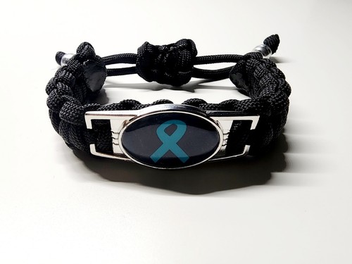 Dissociative Identity Disorder Awareness Adjustable Charm Bracelet Teal ...